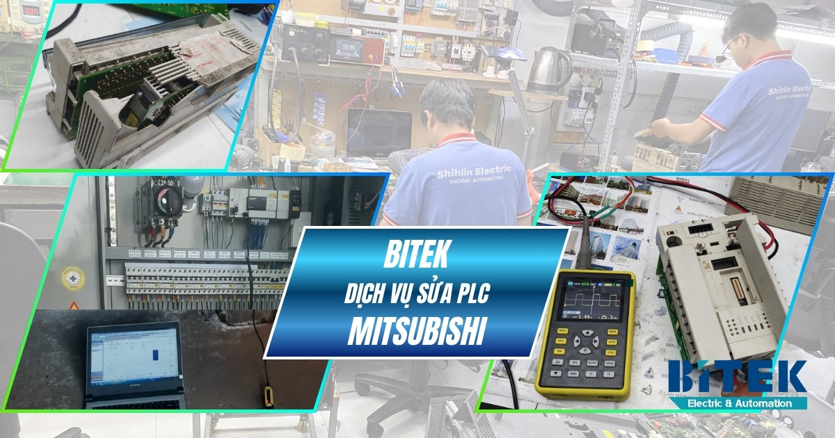 Sửa PLC Mitsubishi – Kiểm tra & sửa lỗi chính xác | BITEK