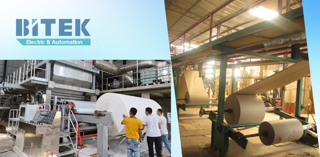 Lắp Biến Tần Cho Máy Cắt Chia Cuộn Giấy – BITEK - BITEK - Điện công ...