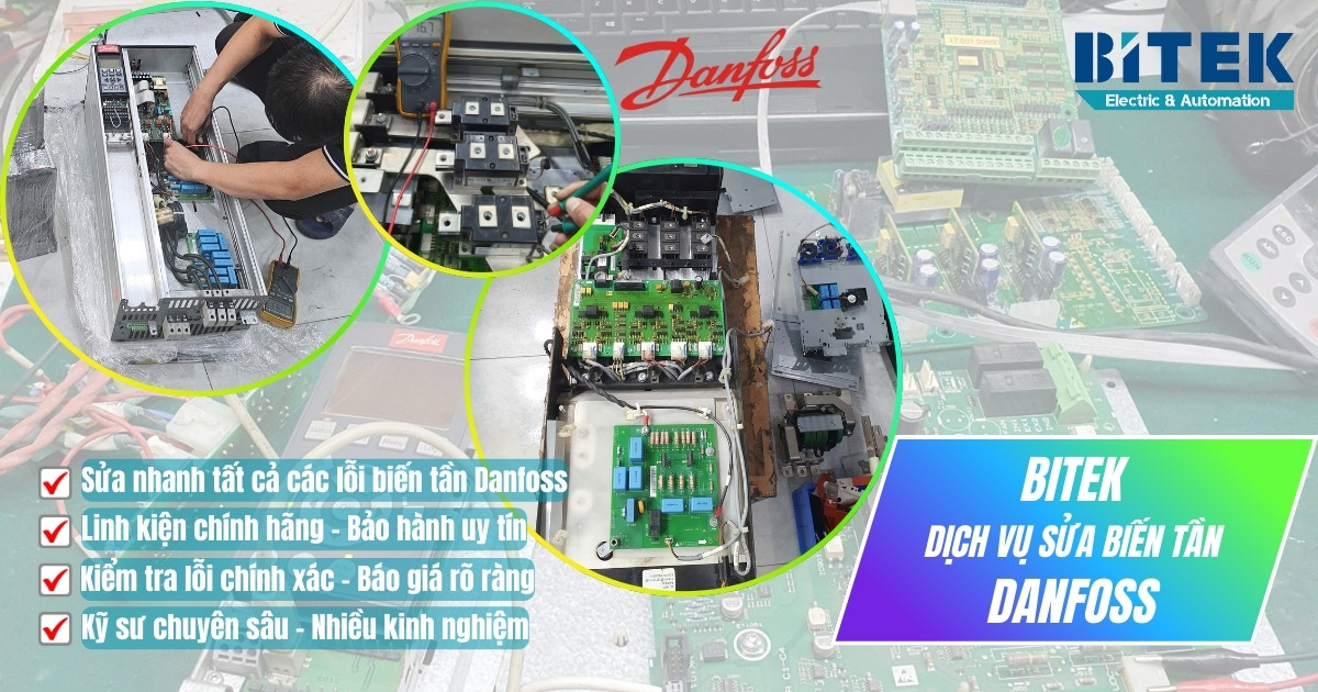 Sửa biến tần Danfoss chuyên nghiệp - uy tín | BITEK